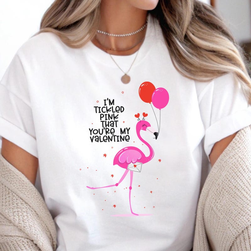 Flamingo Valentine T Shirts - Etsy
