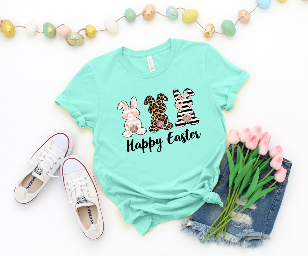 Happy Easter Shirt, Happy Easter Bunnies Shirt, Bunny Shirt, Easter ...