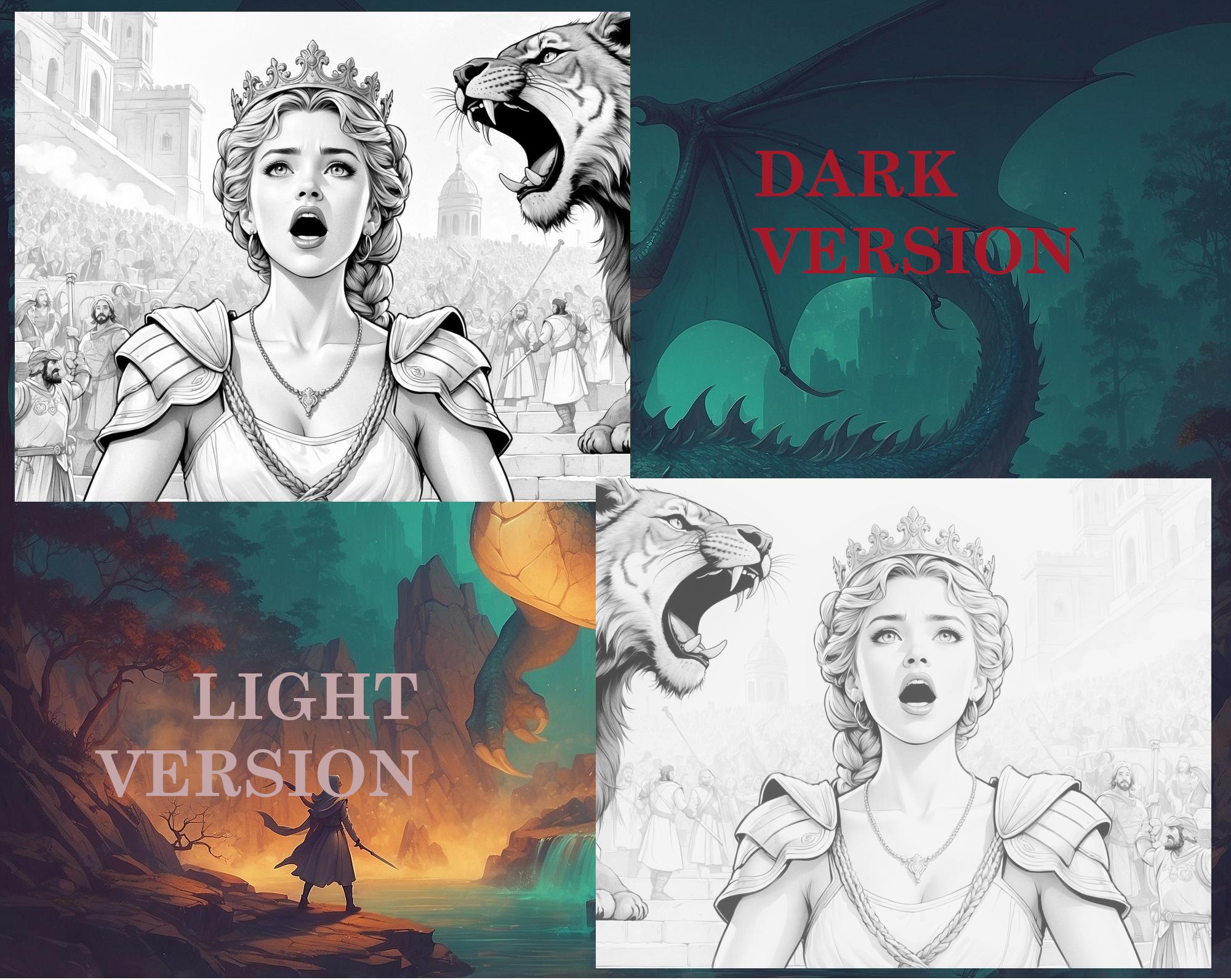 25 Fantasy Fiction Characters Coloring Pages | Rpg-inspired Printable ...