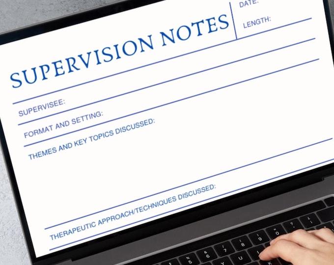 Supervisor's Supervision Notes: A Comprehensive Record for Clinical ...