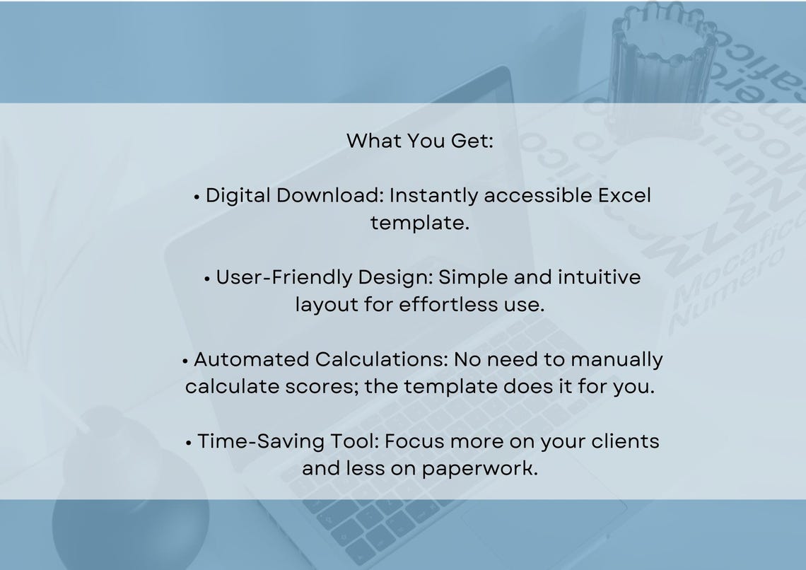 GAD-7 Scoring & Analysis Tool: Automated Excel Template (digital ...