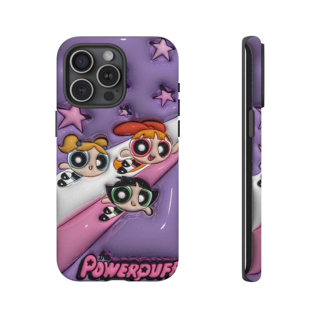 Powerpuff Girls Phone Case, Tough Case for Powerpuff Fans, Cute Cartoon ...