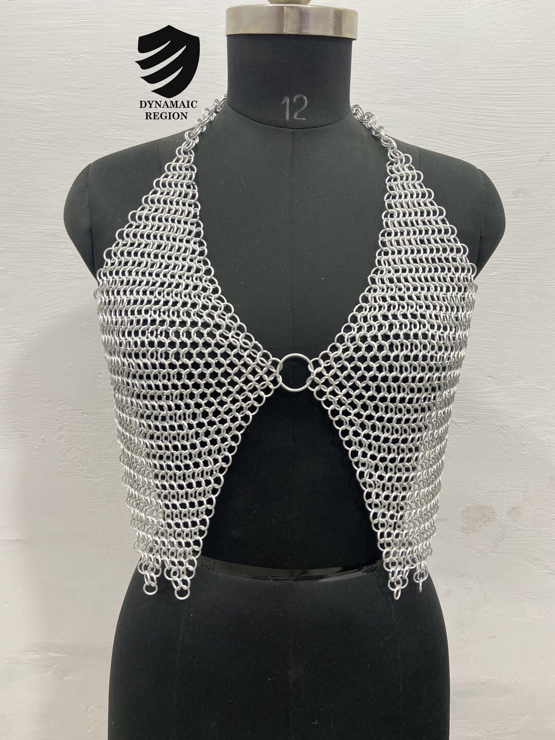 Aluminum Chainmail Bra Top: Butted Larp Cosplay Costume - Etsy