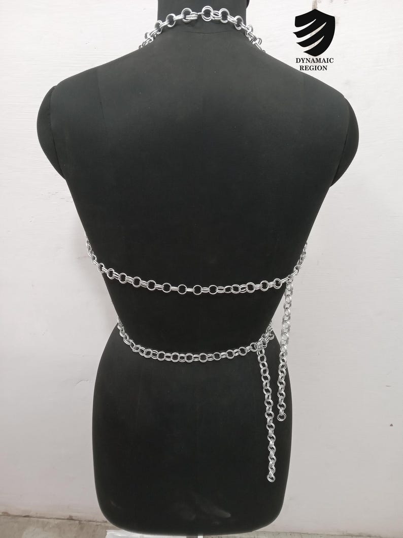 Aluminum Chainmail Bra and Panty Set: Larp Cosplay Costume - Etsy