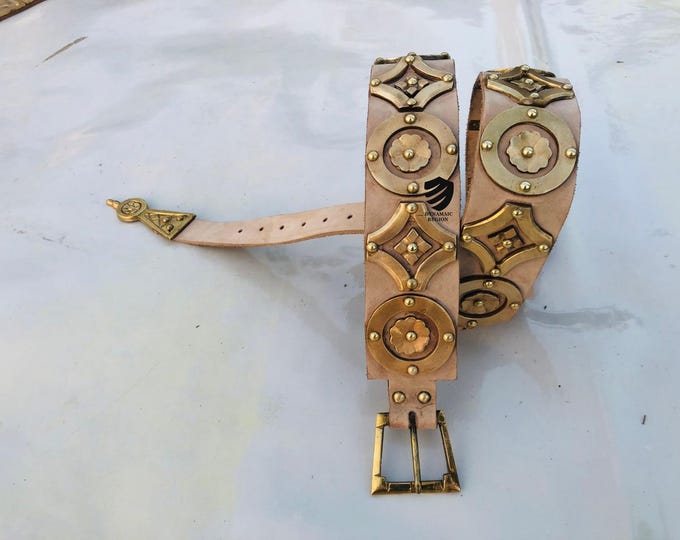 14th - 15th Century Knightly Plaque Belt - Blue With St. George and ...
