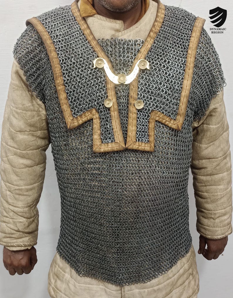 Roman Hamata Armor: 9mm Riveted Chainmail - LARP Reenactment - Etsy