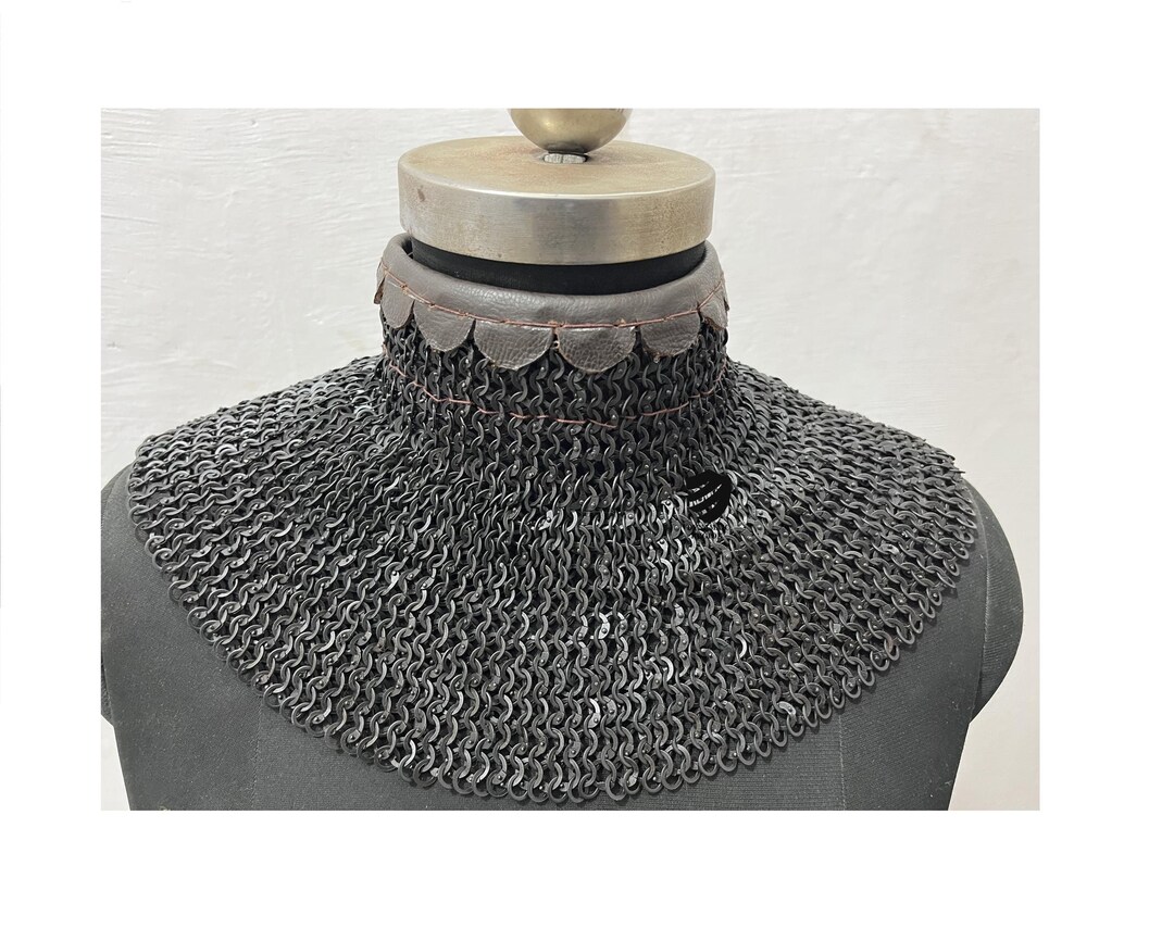 Medieval 6 Mm Flat Ring Riveted, Washer, Av-entail / Chainmail Collar ...