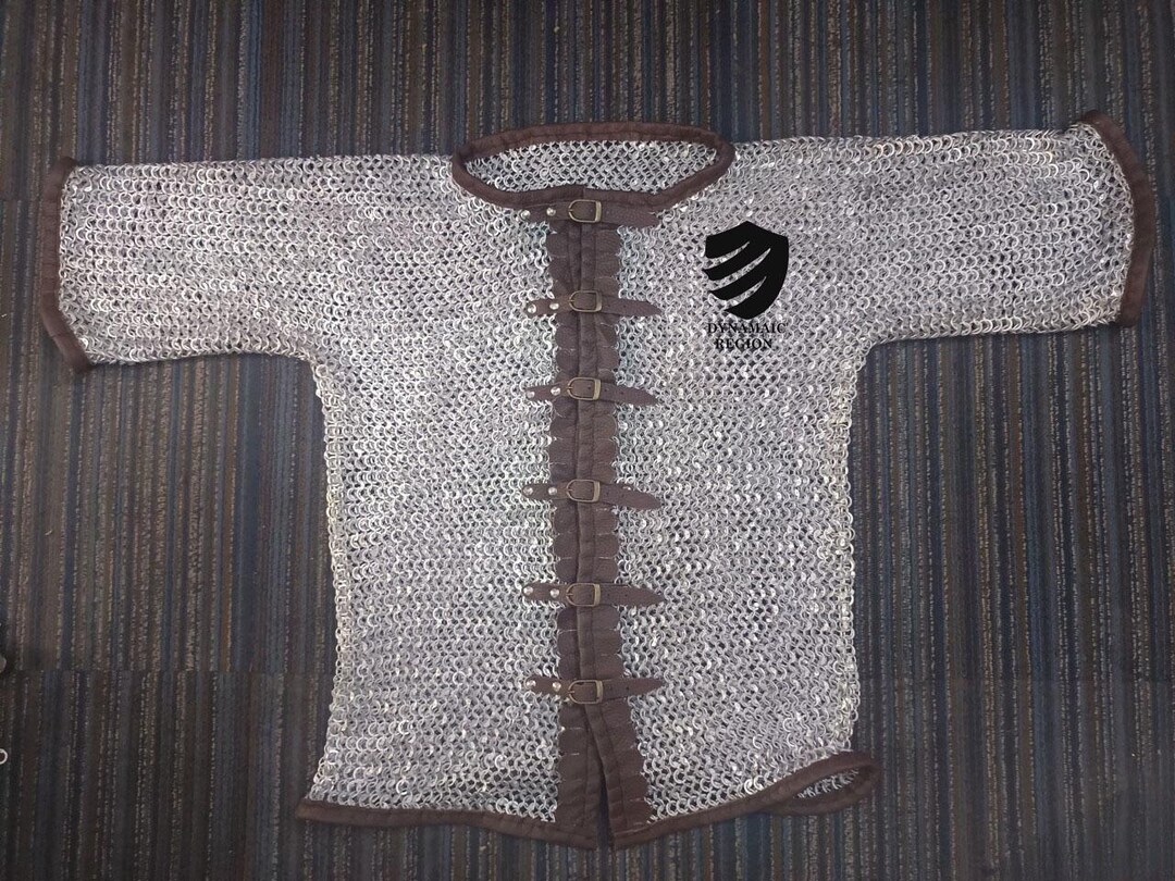 Medieval Aluminium Chainmail Shirt: 10mm Riveted Armor for LARP - Etsy