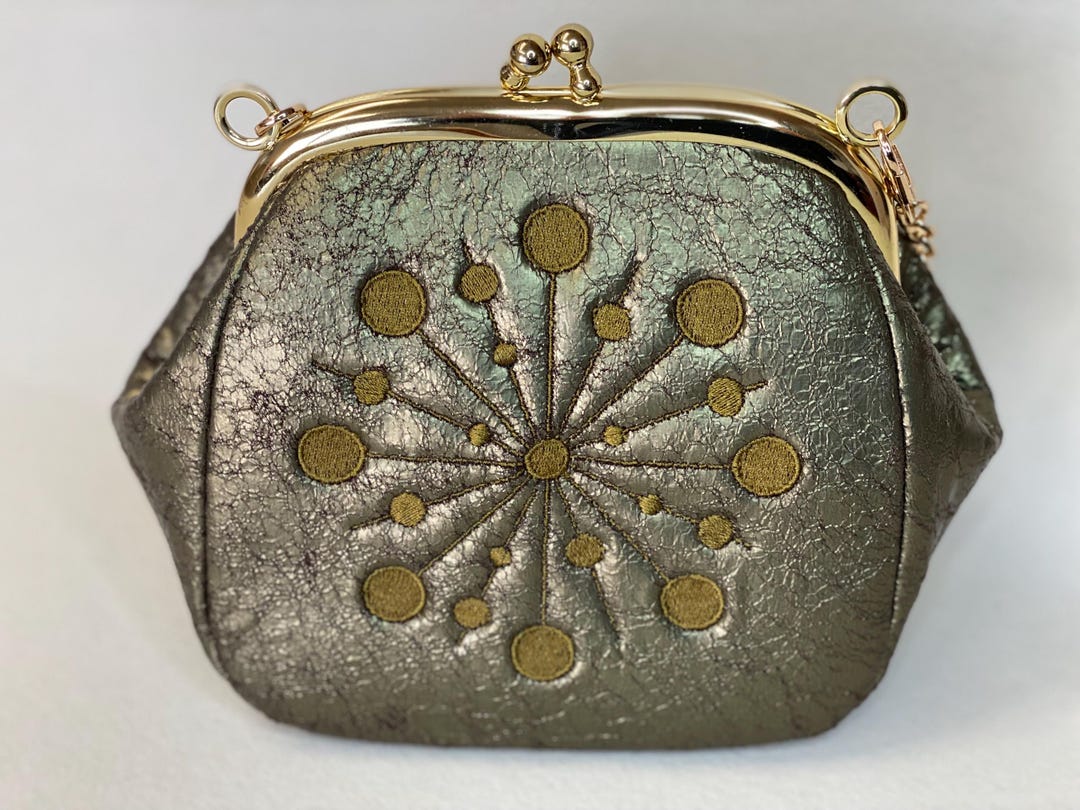 Evening Bag, Clutch, Kiss Lock Frame Handbag - Etsy