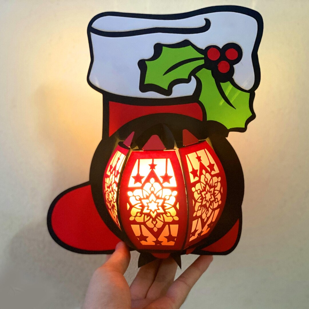 Lantern Christmas Lamp Cut File Svg, Christmas Video Game Lantern ...