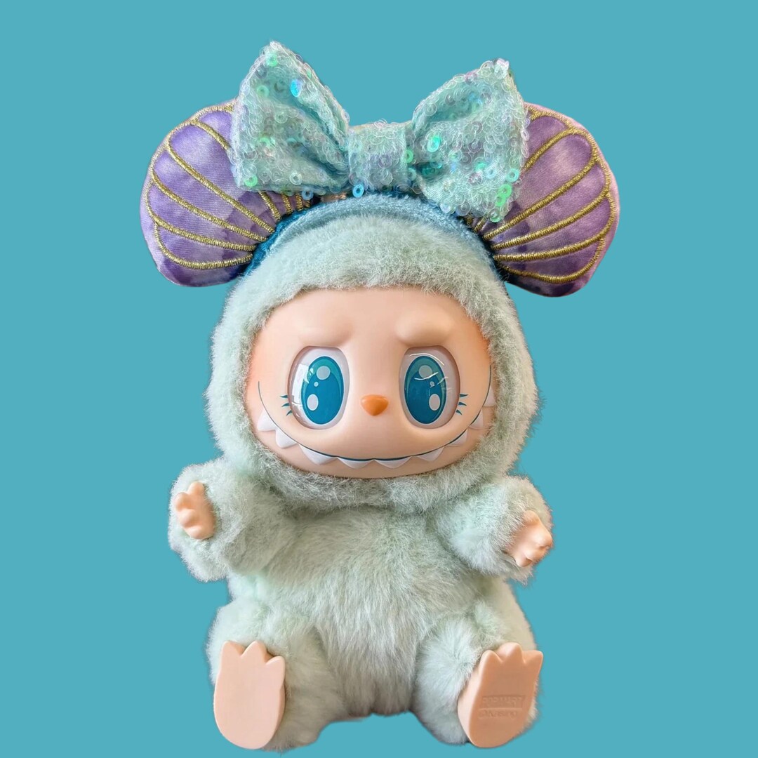 Labubu Clothes Minnie Ears Little Mermaid – for 15-17cm Labubu Have a ...