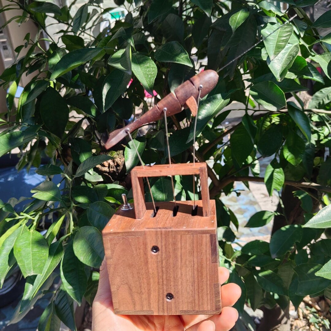 Wooden Whale Automata Music Box – Handmade Mechanical Sculpture ...