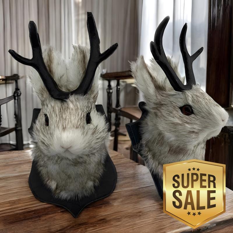 Jackalope Mount - Etsy