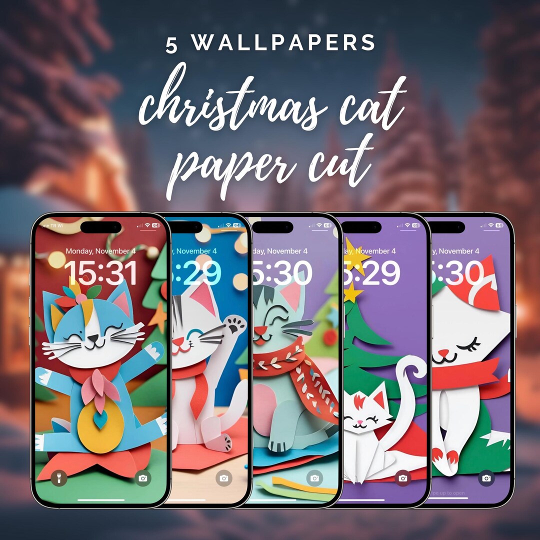 Paper-cut Digital Wallpaper | Aesthetic Mobile Phone Background ...