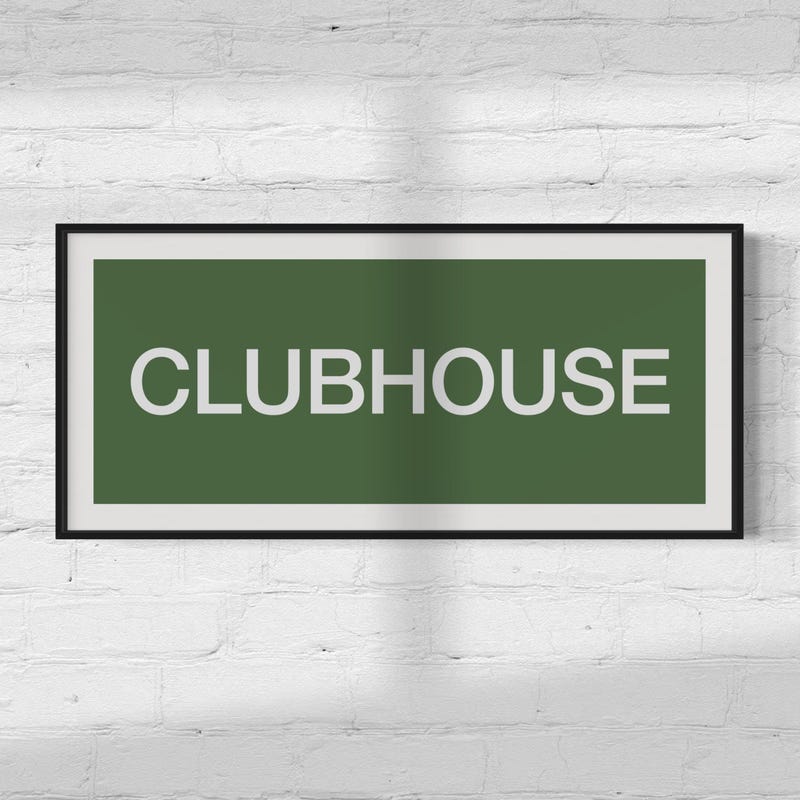 Clubhouse Decor - Etsy