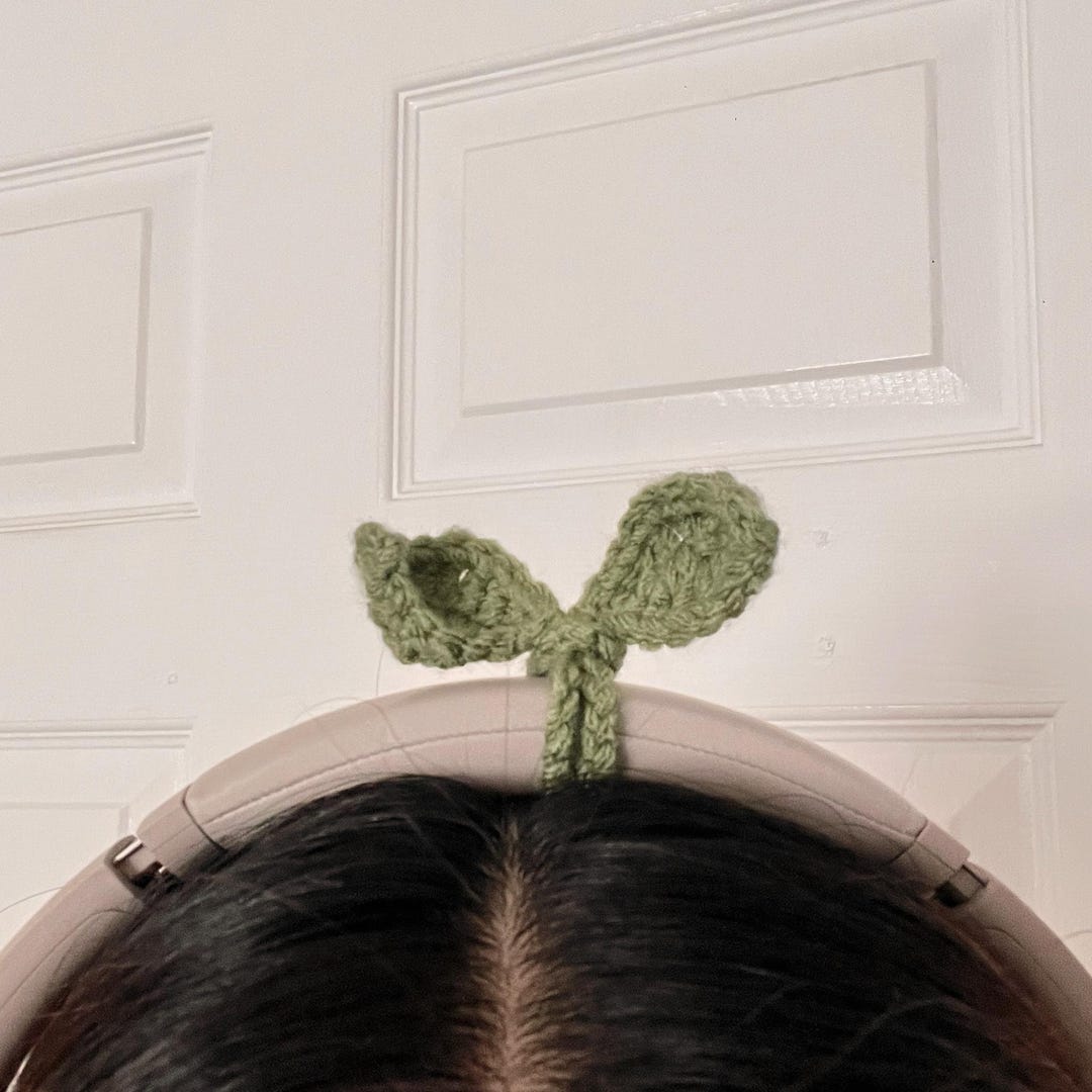 Crochet Leaf Sprout, Crochet Sprout, Crochet Leaf, Gifts for Plant ...