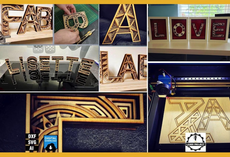 3D Mandala Alphabet and Numbers SVG File | Layered Letters and Numbers ...