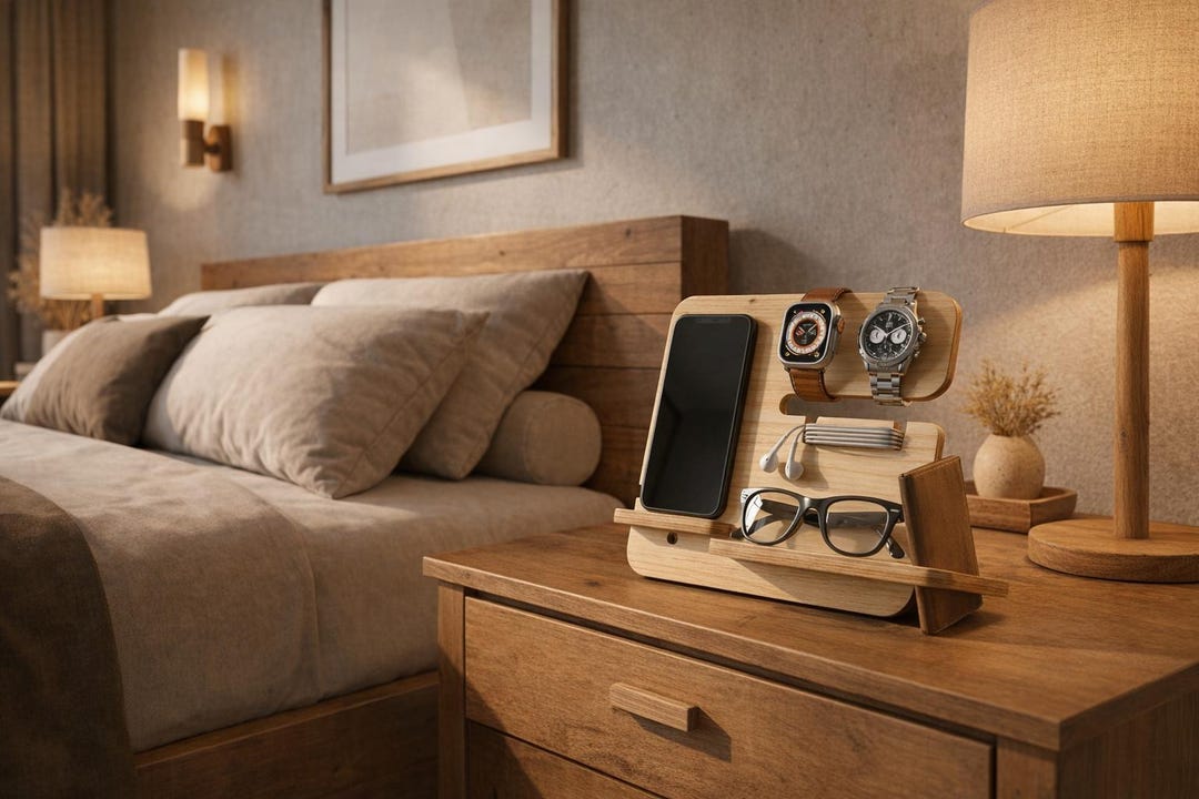 CNC Smartphone Stand Files: Laser Cut Charging Station (digital ...