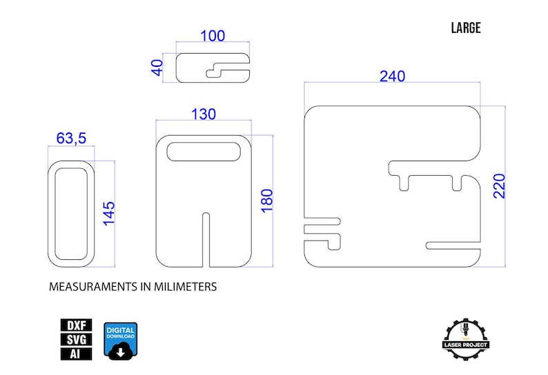 CNC Smartphone Stand Files: Laser Cut Charging Station (digital ...