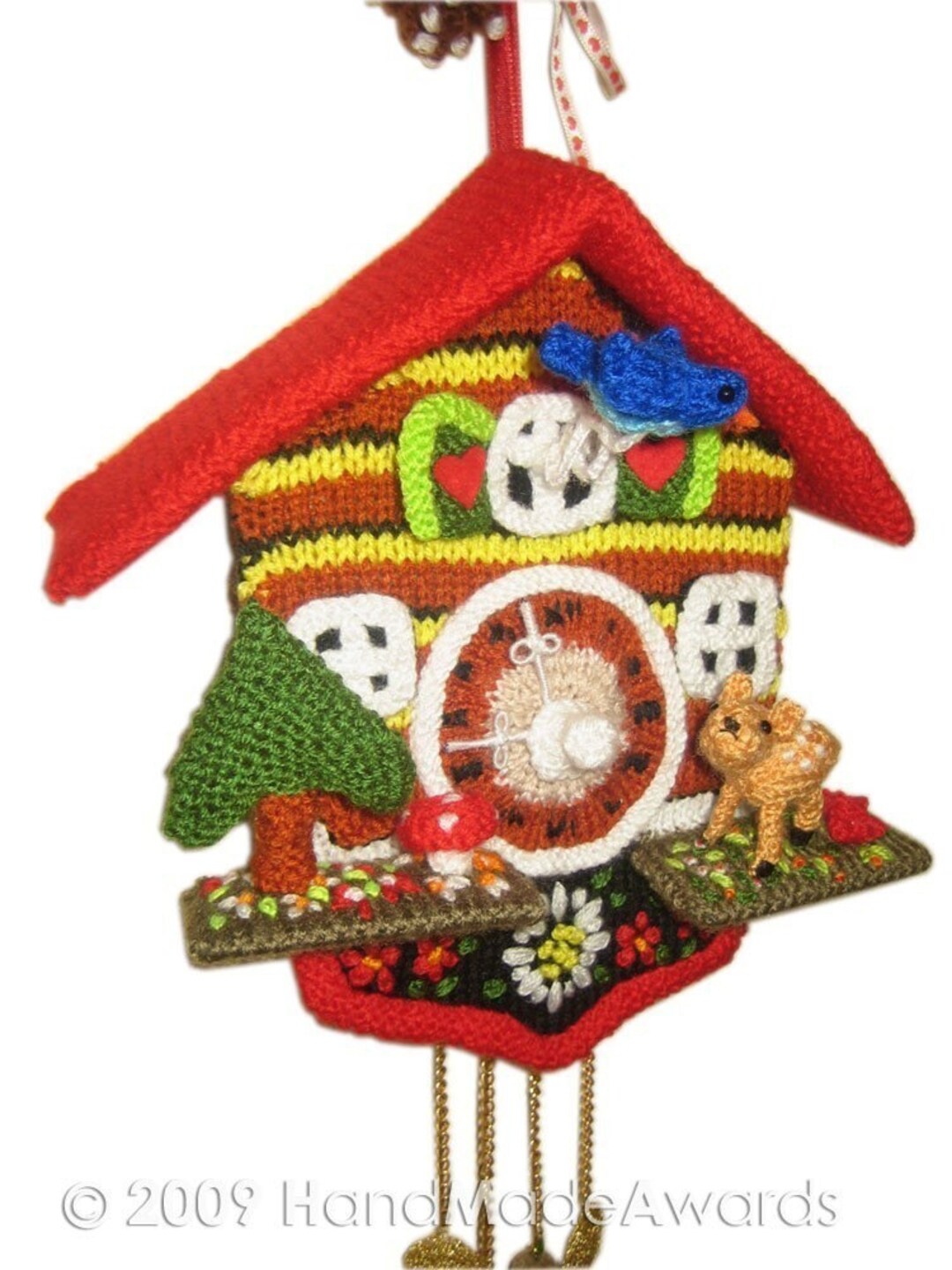 The CUCKOO CLOCK Pdf Email Knit PATTERN - Etsy