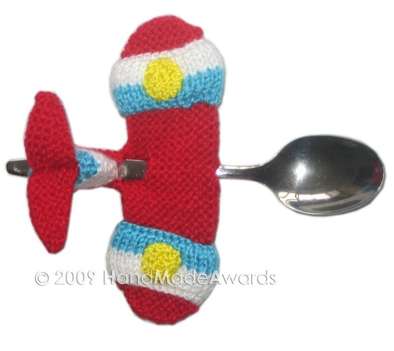AIRPLANE SPOON for Your Baby Pdf Email Knit PATTERN - Etsy