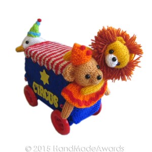 Animal CIRCUS Pdf Email Knit PATTERN - Etsy