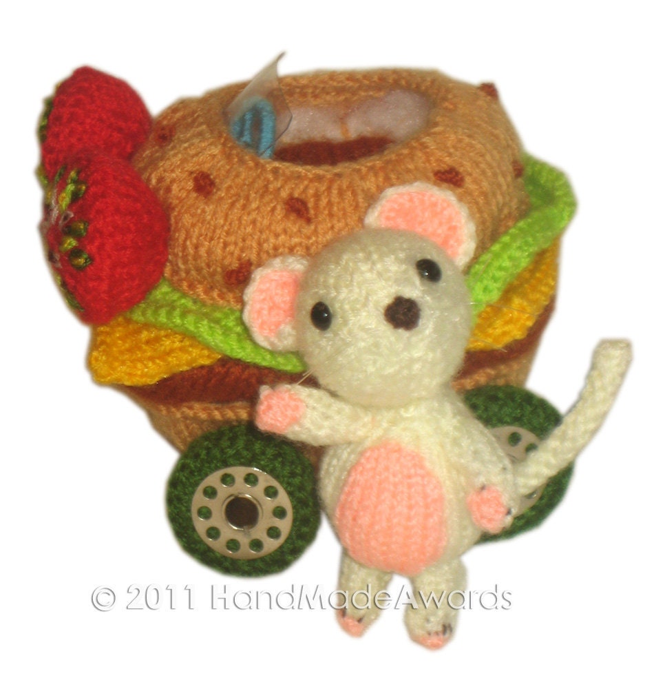 CAR BURGER Pdf Email Knit Pattern | Etsy