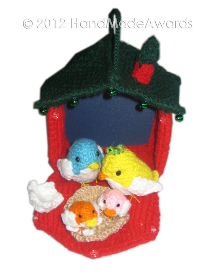 Birds Home Pdf Email Knit PATTERN - Etsy