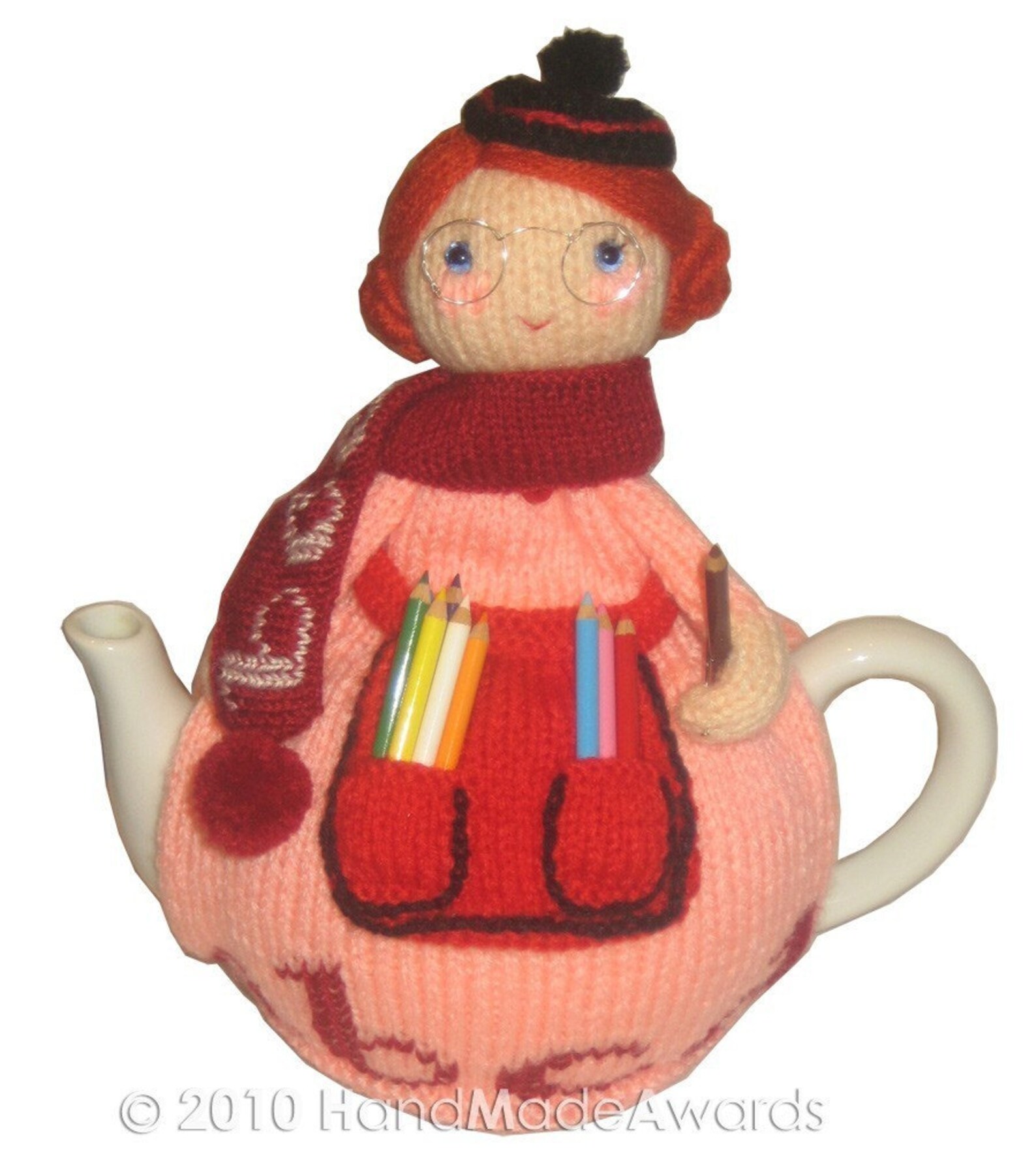 Kate the LIBRARIAN Tea Cosy PDF Email Knit PATTERN - Etsy