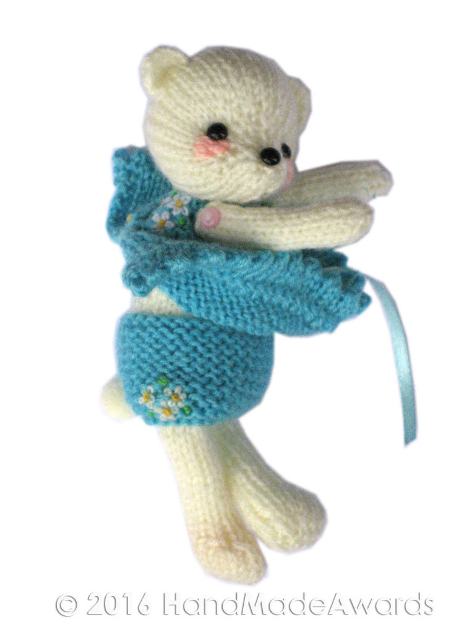 Mom Bear With Her Twins Pdf Email Knit PATTERN - Etsy