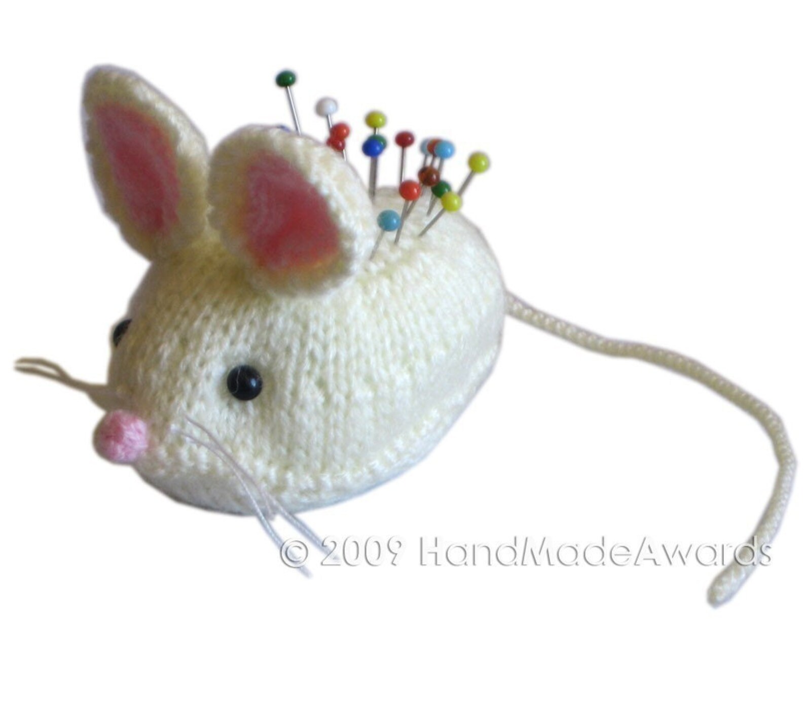 THE WHITE MOUSE Pincushion Pdf Email Knit Pattern - Etsy