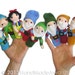 Snow White and the Seven Dwarfs Finger Puppets PDF Email Knit PATTERN ...