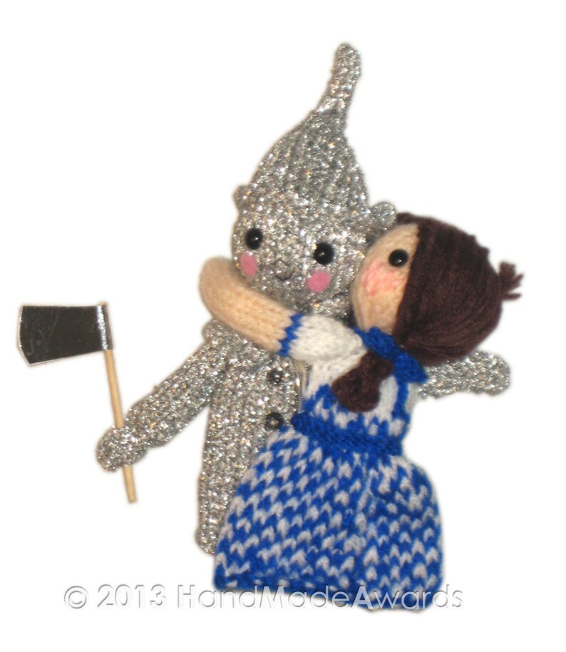 The Wizard of Oz Finger PUPPETS PDF Emal Knit PATTERN | Etsy