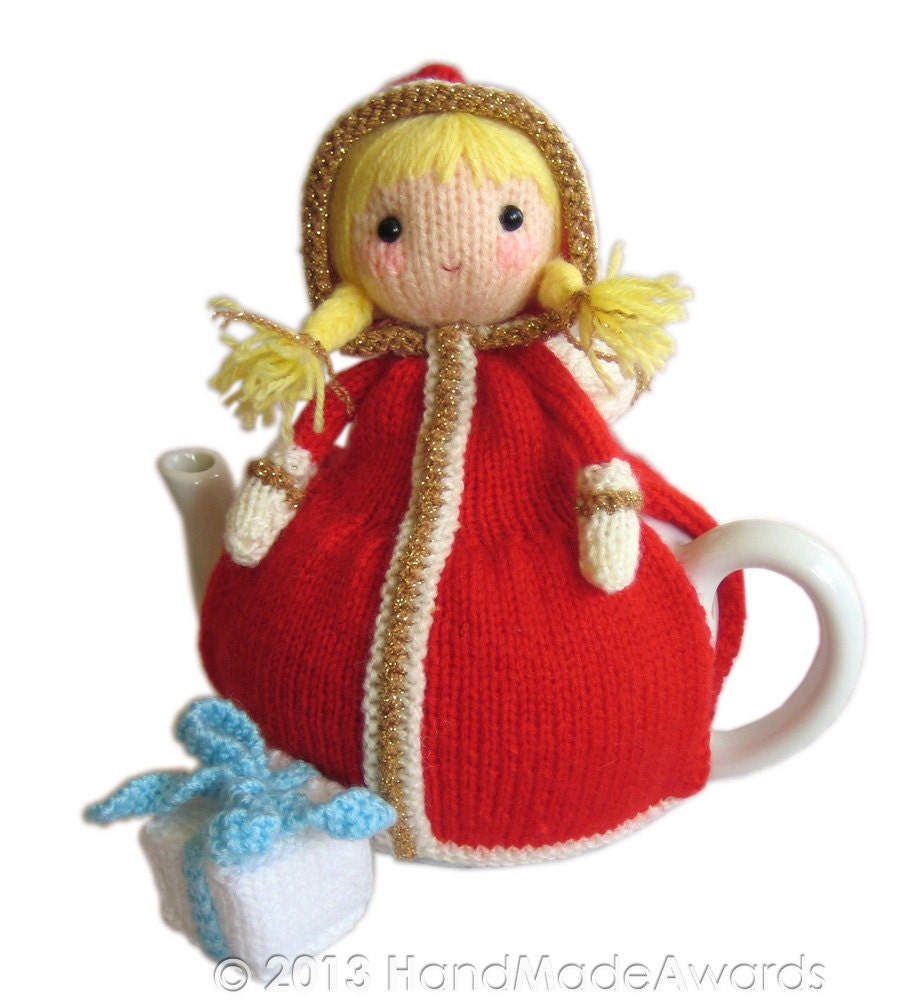Angel of Christmas Tea Cosy Pdf Email Knit PATTERN - Etsy