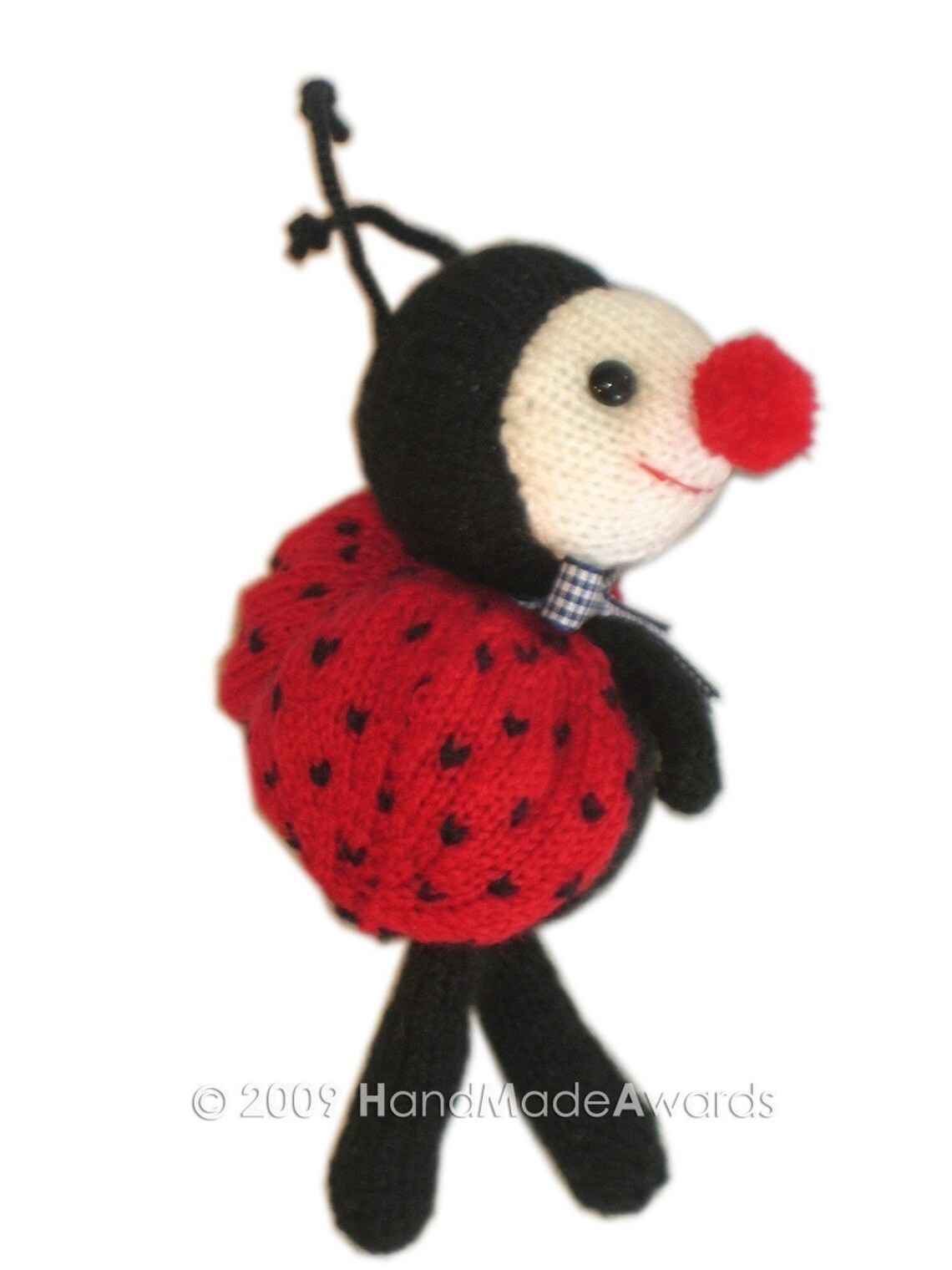 Sweetest LADYBUG PDF Email Knit PATTERN | Etsy
