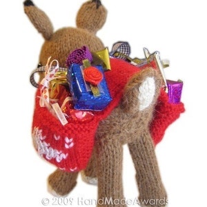 EL Reno Rudolph PDF Email PATRON Para Tejer Con Lana - Etsy