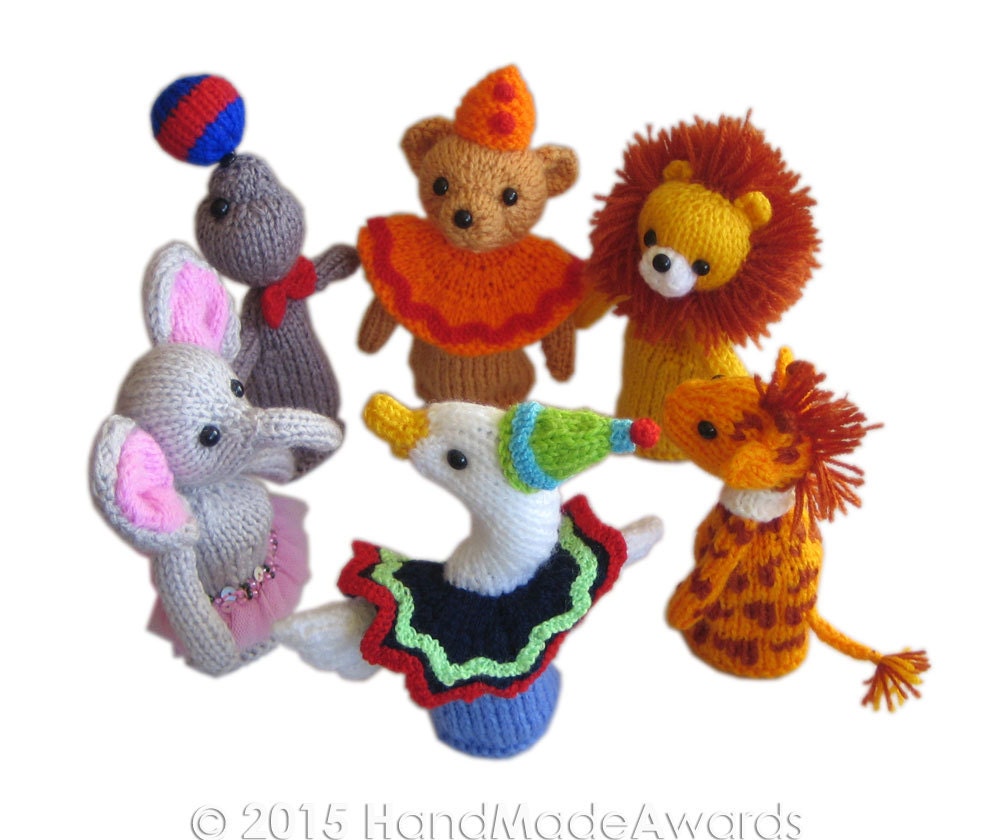 Animal CIRCUS Pdf Email Knit PATTERN | Etsy