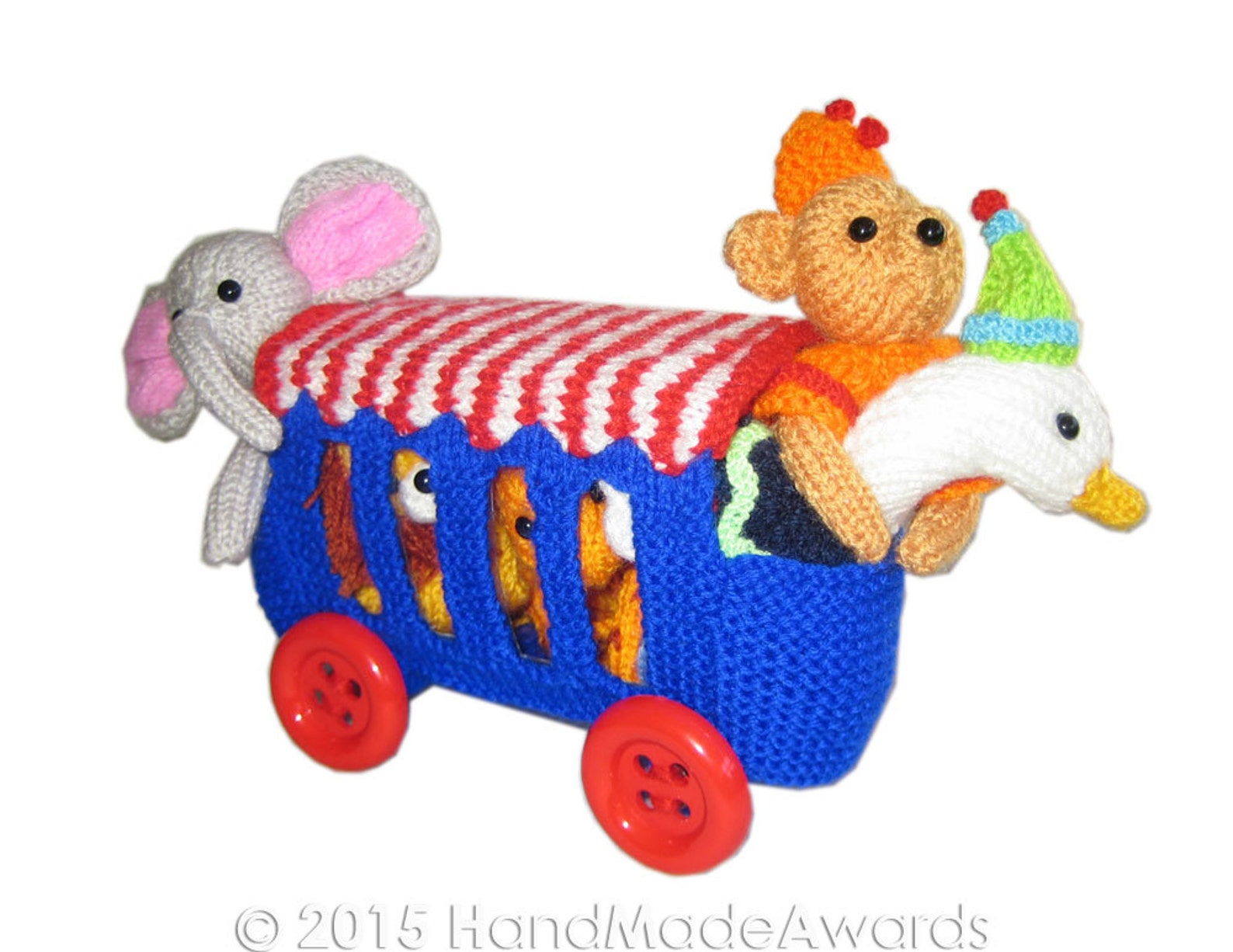 Animal CIRCUS Pdf Email Knit PATTERN - Etsy