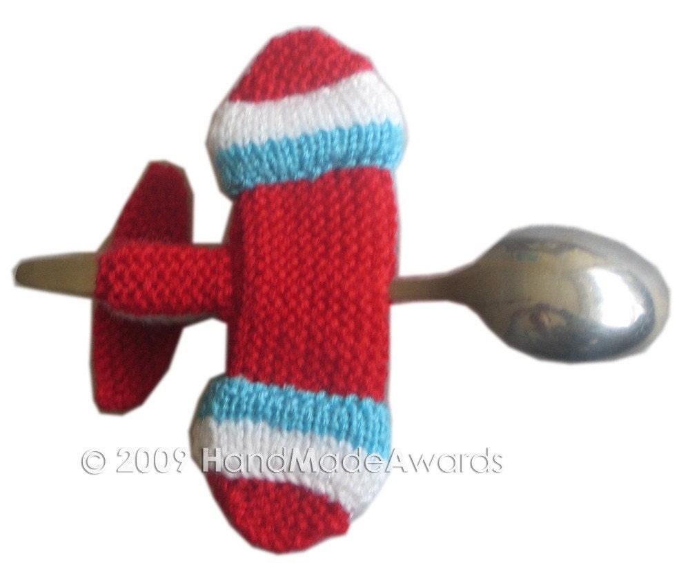 AIRPLANE SPOON for Your Baby Pdf Email Knit PATTERN | Etsy