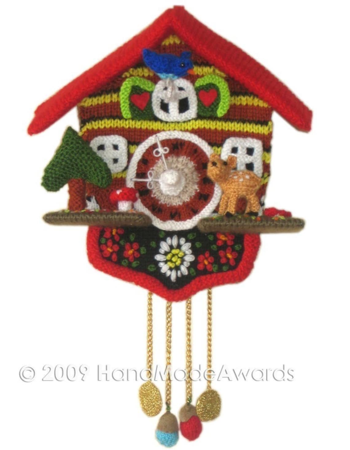 The CUCKOO CLOCK Pdf Email Knit PATTERN - Etsy