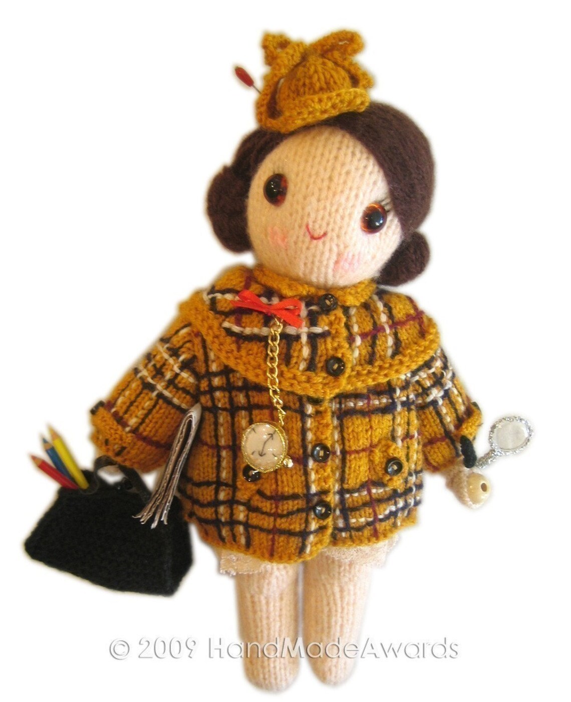 Adorable SHERLOCK Holmes Girly Doll PDF Email Knit PATTERN - Etsy