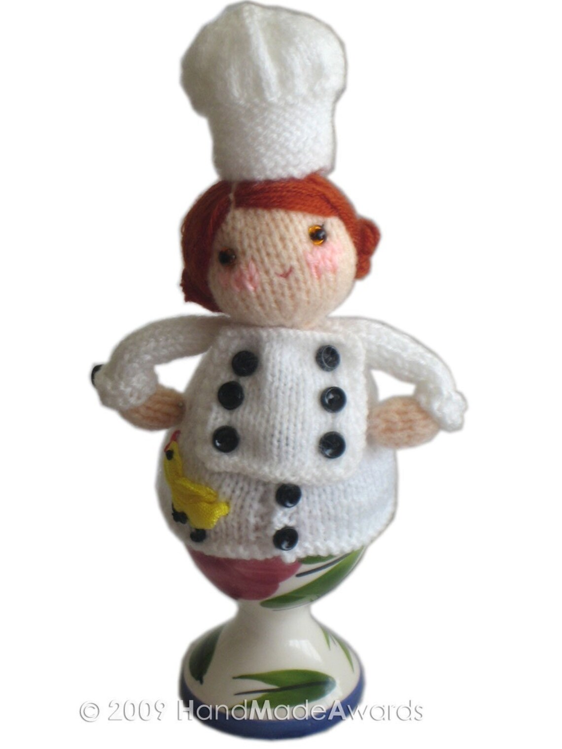 The Little CHEF Egg Cosy PDF Email Knit PATTERN - Etsy