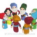 Snow White and the Seven Dwarfs Finger Puppets PDF Email Knit PATTERN ...