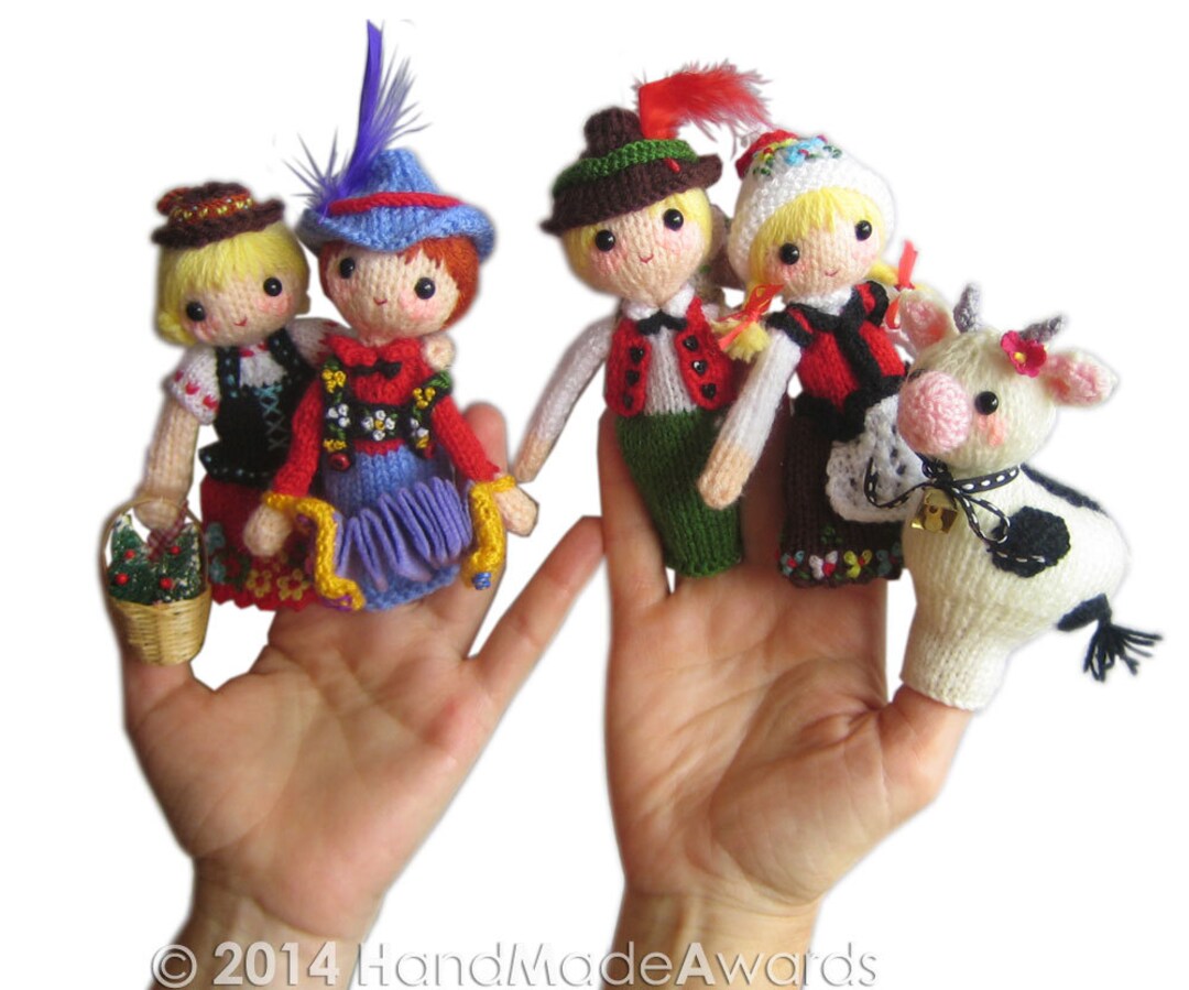 Families of the World TYROLEAN FAMILY Pdf Email Knit PATTERN - Etsy UK