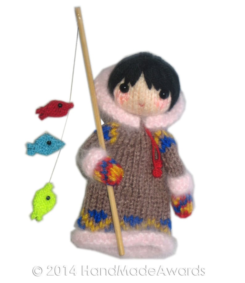 Families of the World INUIT FAMILY Pdf Email Knit PATTERN - Etsy Canada