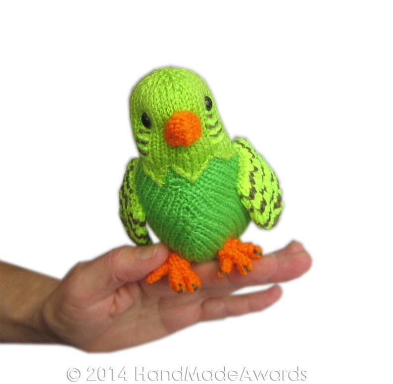 Manolito the PARAKEET crochet PATTERN — handmadeawards