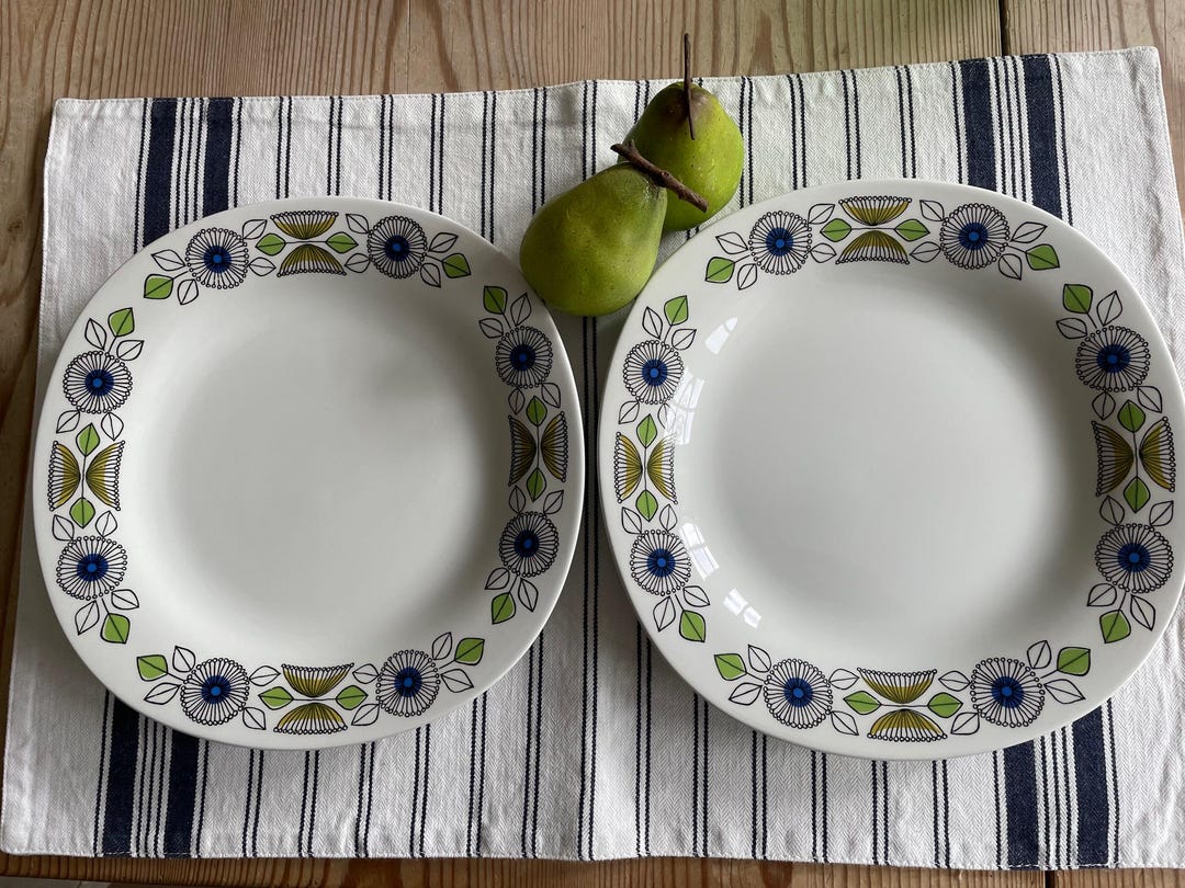 Rorstrand Aramis Dinner Plates (set of 2) - Marianne Westman Swedish ...