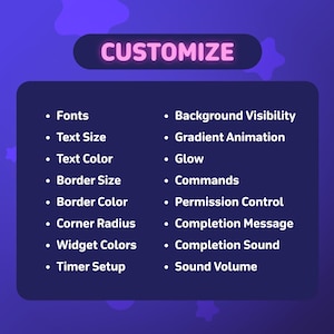 Stream Countdown Widget • Countdown Timer for Twitch and Youtube Streamers • Timer Animations ...