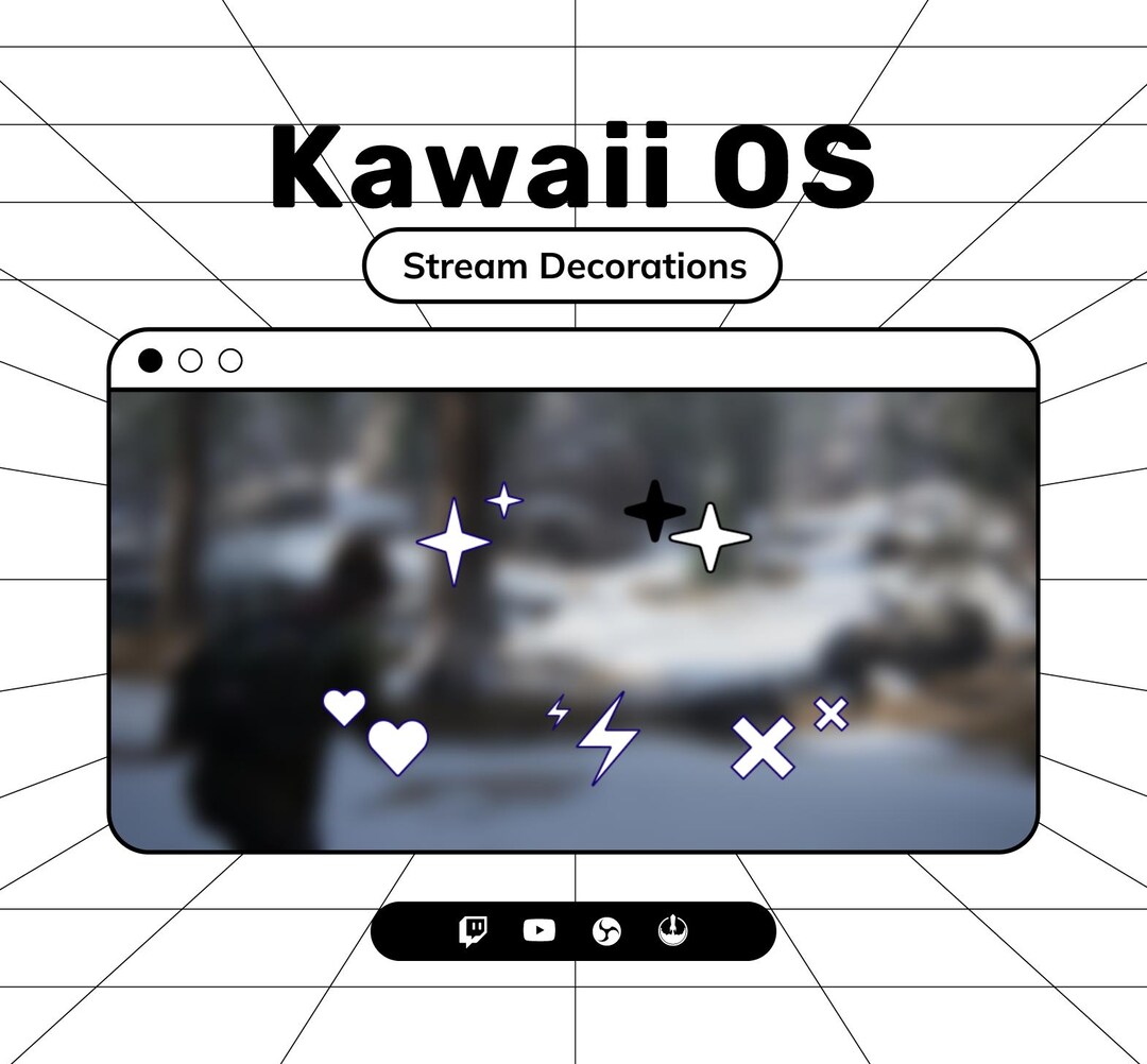 10 Kawaii OS Animated Stream Decorations for Twitch & OBS Studio ...