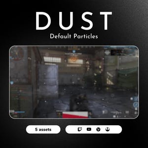 5 Dust Particles Animated Stream Decorations for Twitch & OBS Studio ...